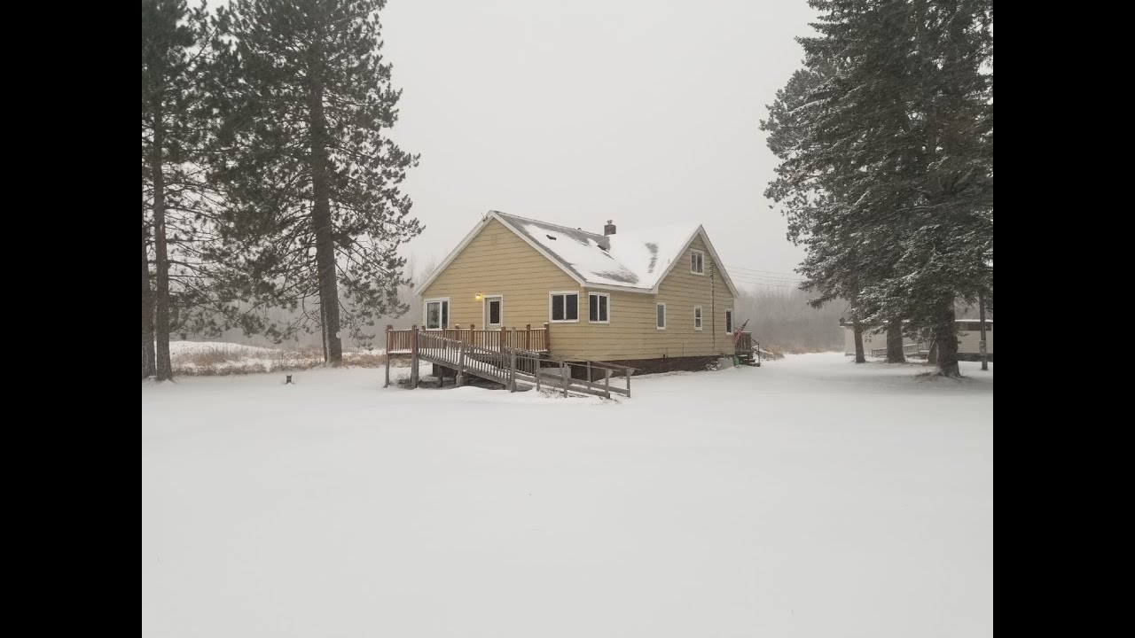 MINNESOTA SNOWSTORM. Winter has arrived. The Farmhouse. - YouTube