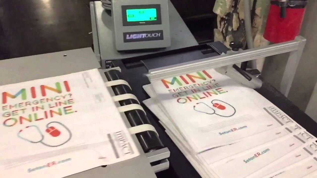 Mailtech 600v Addressing system - YouTube