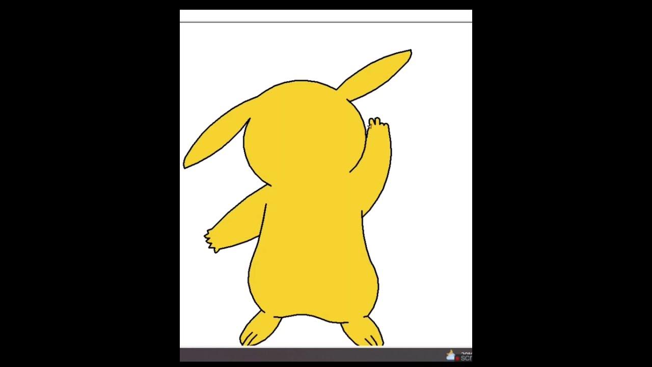 Drawing Pikachu using Python Turtle only - YouTube