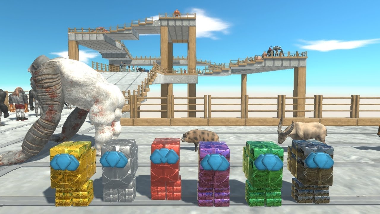 Among Us Escape Mission Animal Revolt Battle Simulator - YouTube
