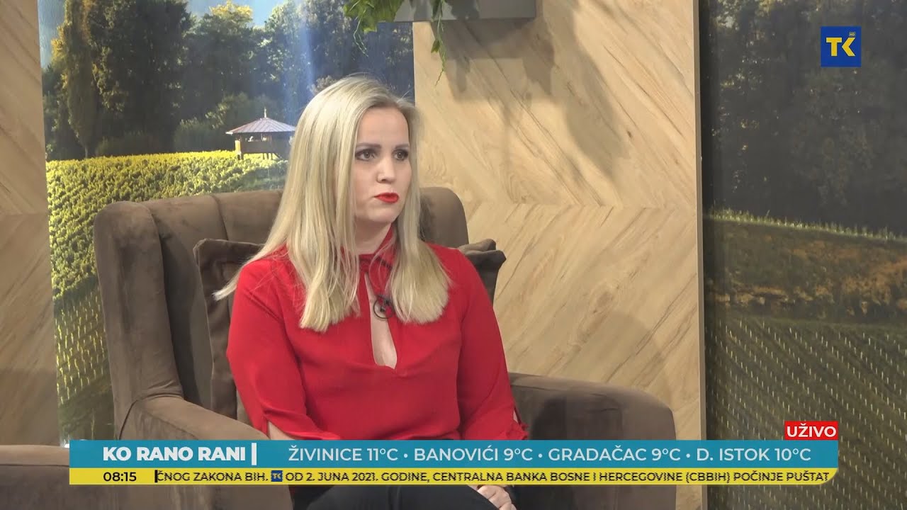 JUTARNJI PROGRAM RTVTK ERVINA HALILOVIĆ I DŽENETA OMERDIĆ 26 5 2021 ...