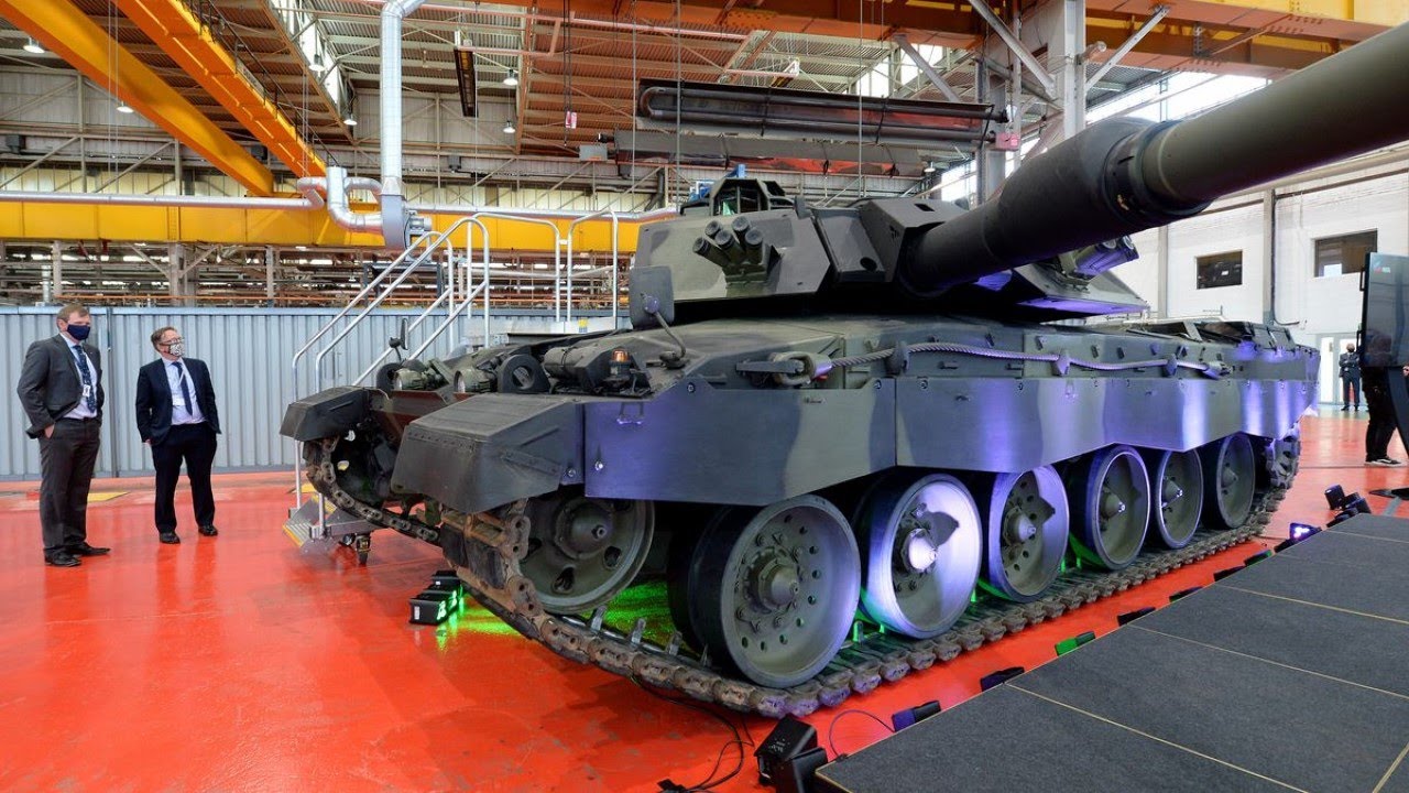British Army unveils the new Challenger 3 Main Battle Tank - YouTube