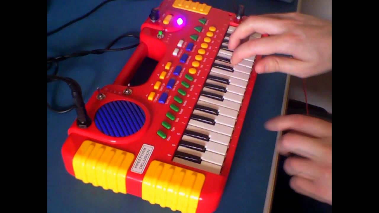 Circuit Bent Playtime Keyboard by freeform delusion - YouTube