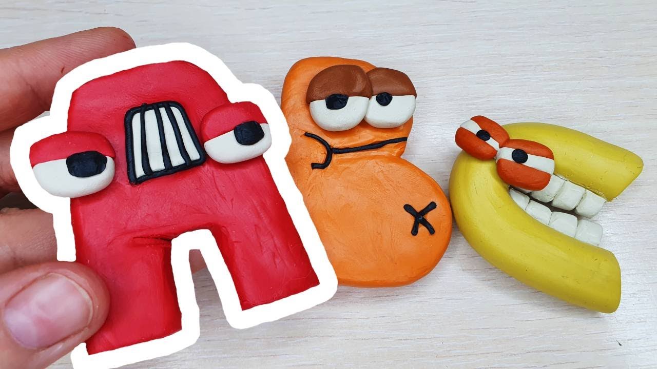 Making SPANISH Alphabet Lore B | Adrian`s Alphabet Lore Clay Craft ...