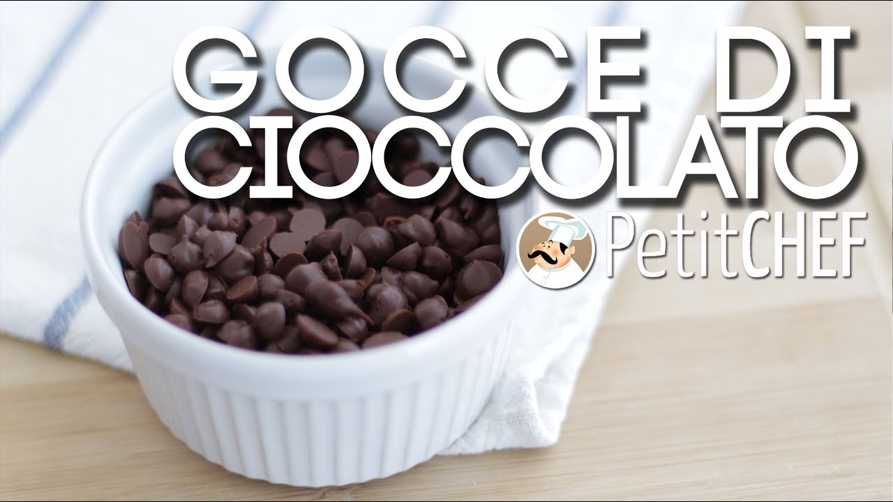 Gocce di cioccolato fatte in casa - Tutorial Petitchef.it - YouTube