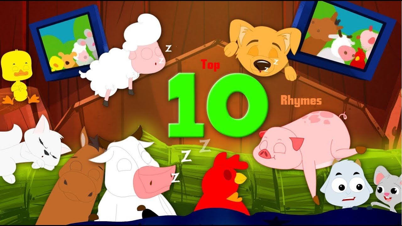 Little Smiley Kiddo Top 10 Rhymes | Top 10 Kid's Rhymes | Top 10 Kids ...