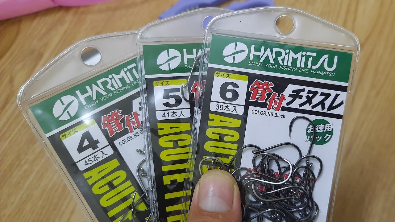 Lưỡi câu cá Harimitsu Nhật Bản. Liên hệ Pro Fishing 365 sđr/zalo 0968176558 - YouTube