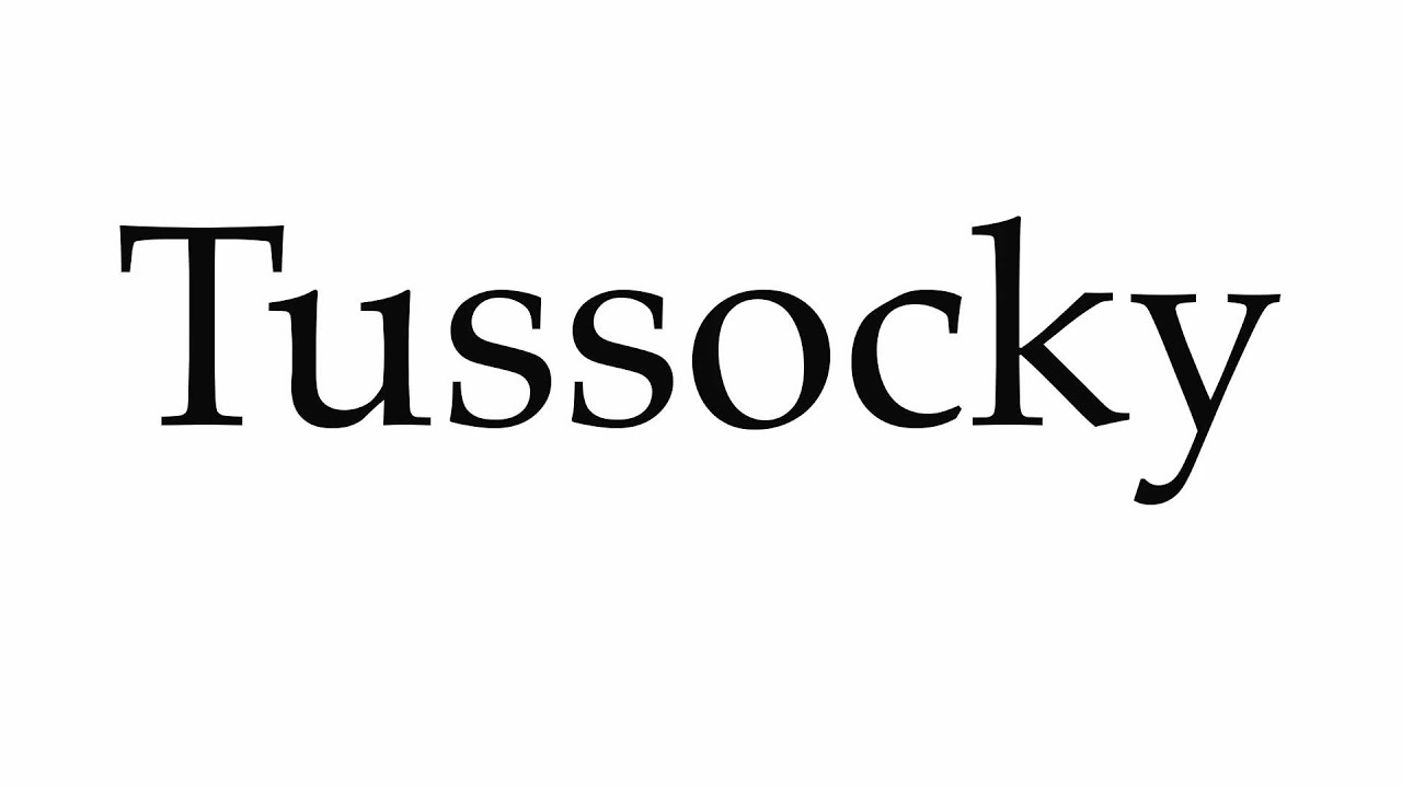 How to Pronounce Tussocky - YouTube
