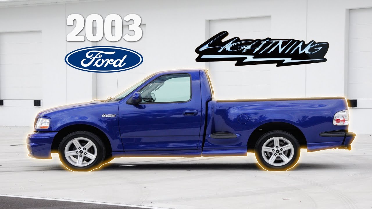 2003 Ford Lightning SVT Sonic Blue Walkaround & Test Drive | REVIEW ...