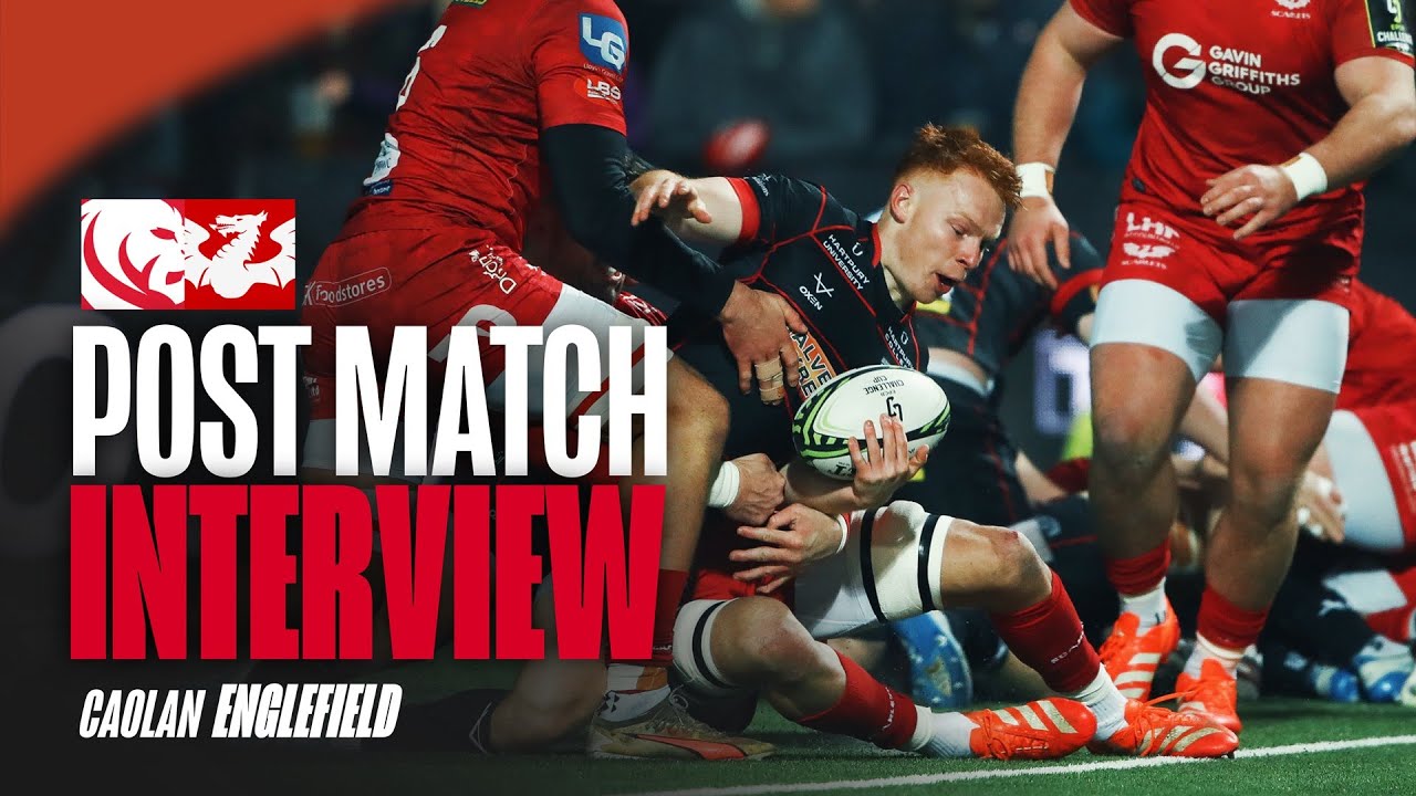 POST MATCH | Caolan Englefield following Kingsholm win over Scarlets ...