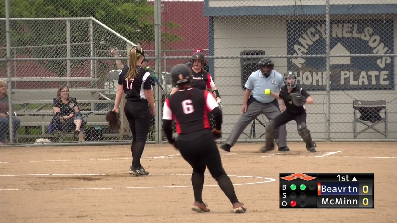 McMinnville Grizzlies vs. Beaverton, Softball 05/18/17 - YouTube