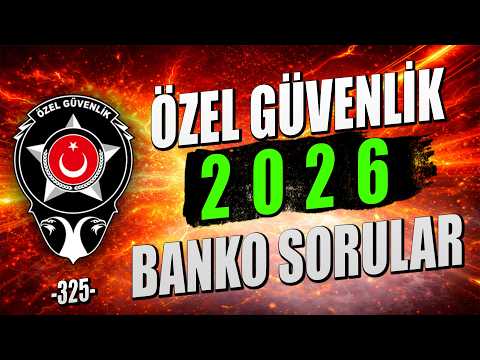Özel Güvenlik 2026 Sınav Soruları | #Özel #Güvenlik #Sınav #Soruları
