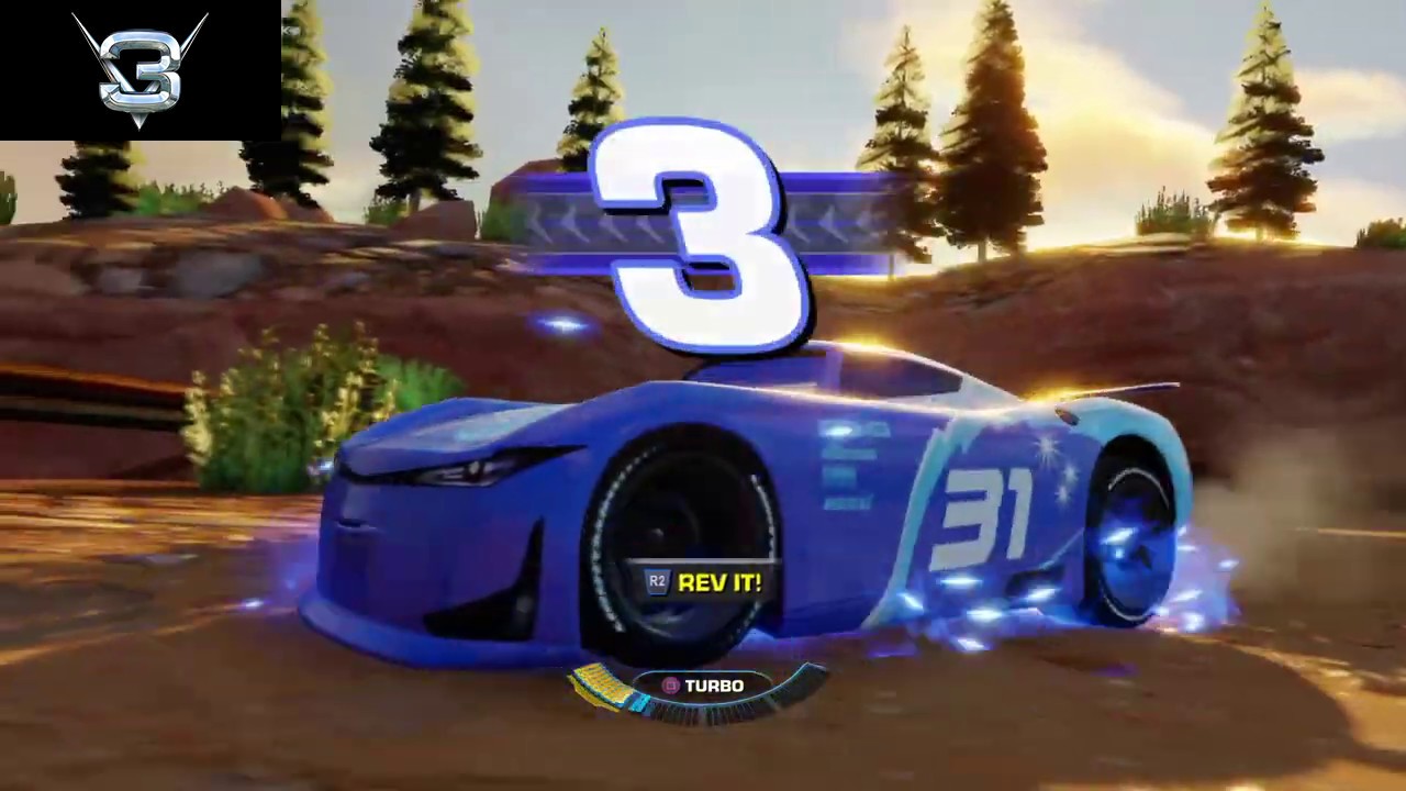 Cars 3: Driven to Win: Cam Spinner at Radiator Springs Race - YouTube