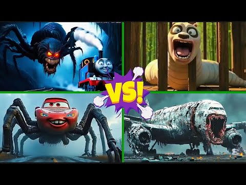 Thomas Train Eater 🆚 Panda Exe 🆚 McQueen Spider Monster 🆚 The Infected ...