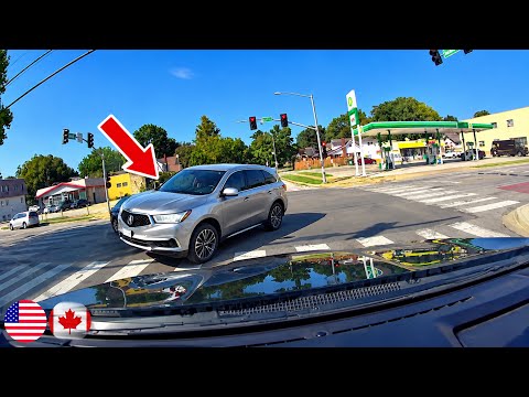 ONE RED LIGHT RUNNER HITS THREE CARS - 1057 | Driving Fails