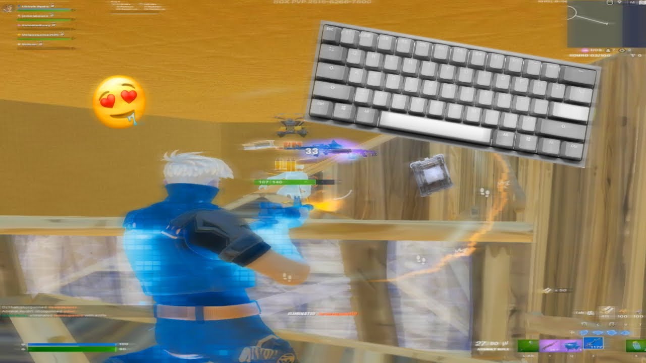 EG Oreo Switches 😍 - ASMR Keyboard Fortnite 200FPS - YouTube