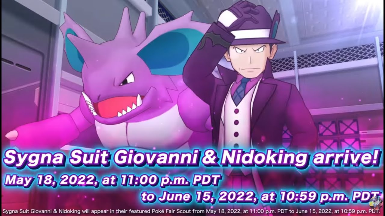 Pokemon Masters EX: SS Giovanni & Nidoking Stats & Moveset Preview ...