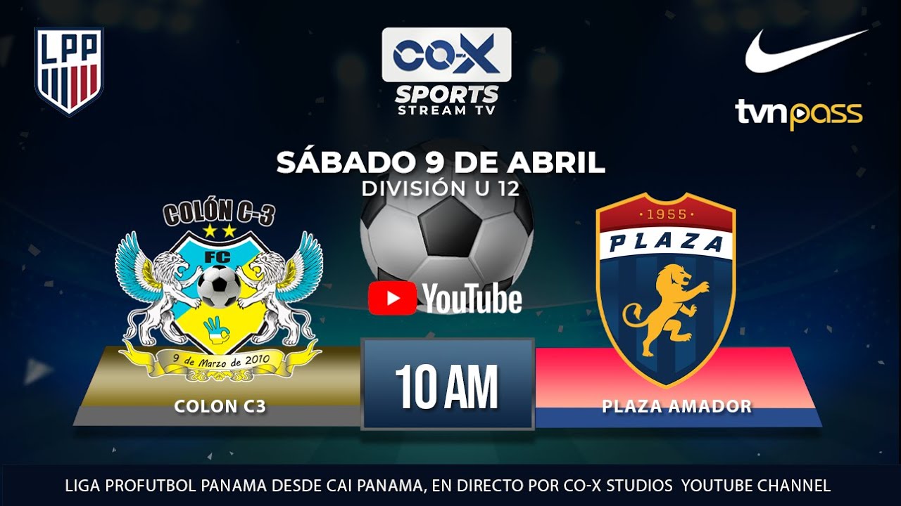 LPP - COLON C3 VS PLAZA AMADOR SUB 12 - YouTube