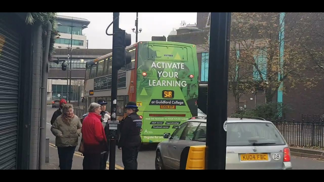 Here is the stagecoach bus 18516 on Rail replacement in Guildford ...