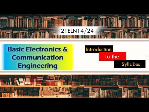 First year Engineering syllabus | Basic Electronics and communication ...