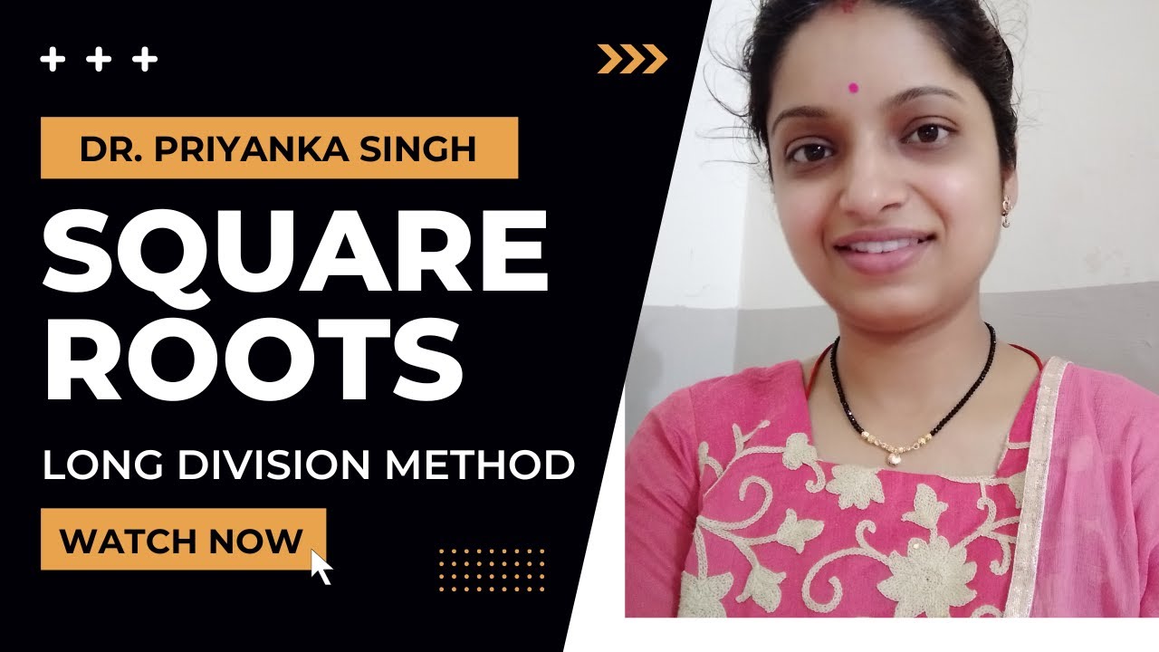 Finding Square Root By Long Division Method Youtube