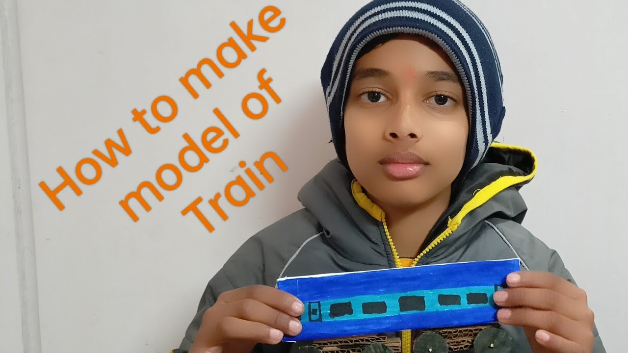 How to make Model of Train with Cardboard// Cardboard se train kaise ...