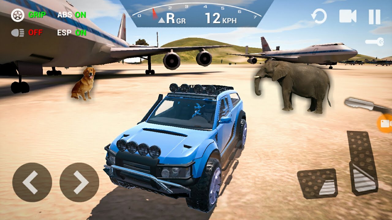 Ultimate Off-Road Simulator #5 - Sports Jeep Drift At Airport - Offline ...