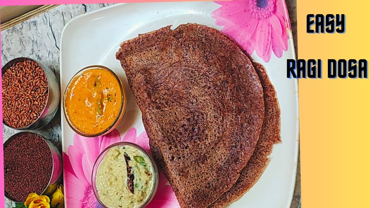Easy simple making RAGI DOSA #Pasidi Foods& Crafts By Sravanya - YouTube