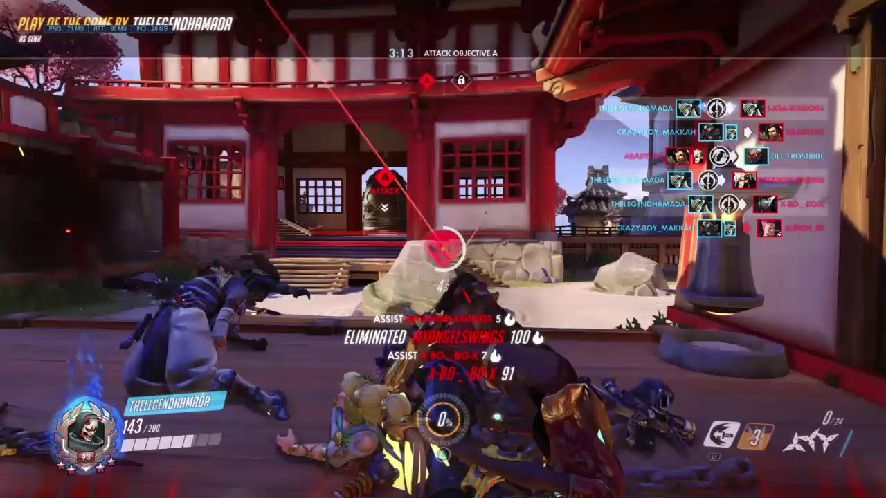 Overwatch: Genji Deflect - YouTube