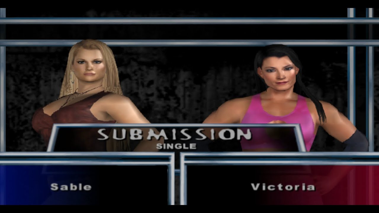 WWE Smackdown Here Comes The Pain PS2 (Sable vs Victoria) Submission ...