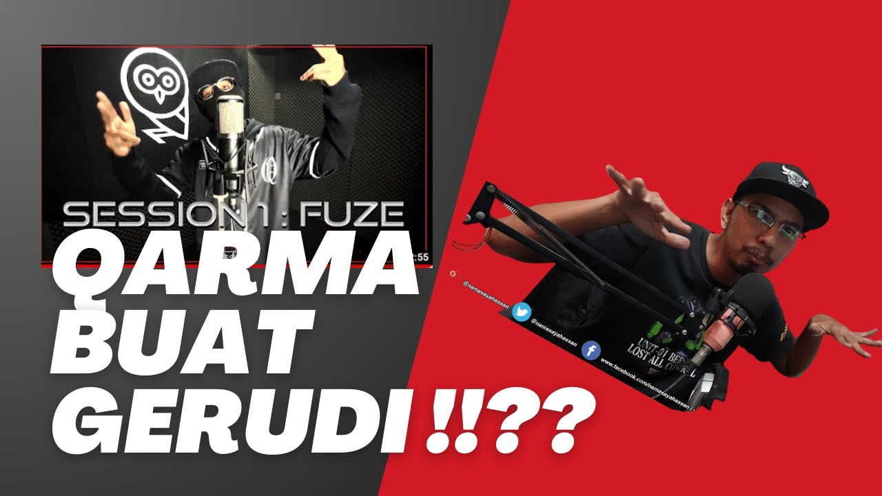 SSHH REAKSI QARMA BUAT DRILL. Qarma Sessions : Session 1 with Fuze - YouTube