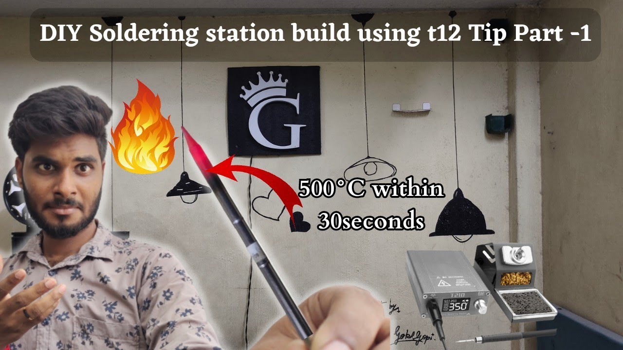 Diy T12 soldering station build Part-1 ||Hakko clone || Explained in ...