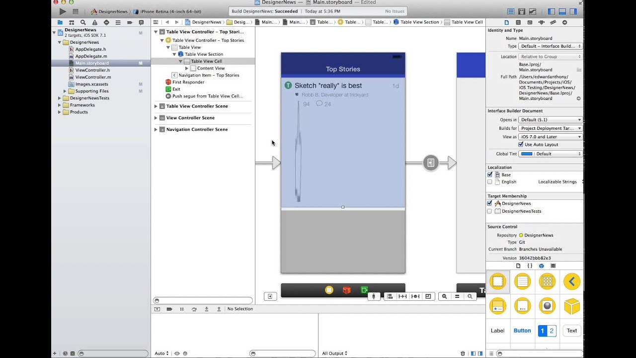 Xcode Storyboard - YouTube