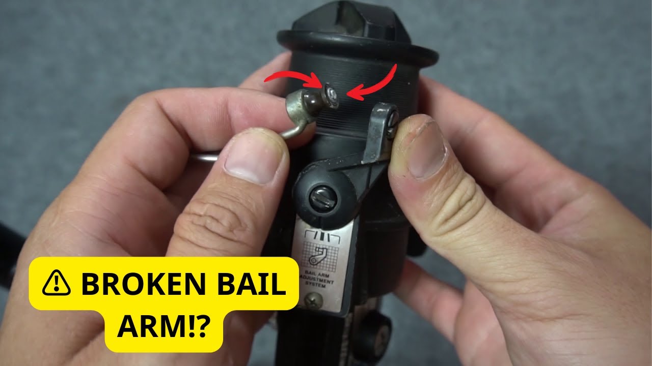 🔥 How to Repair a Fishing Reel – Fix a Broken Bail Arm in Minutes! 🎣🔧 ...