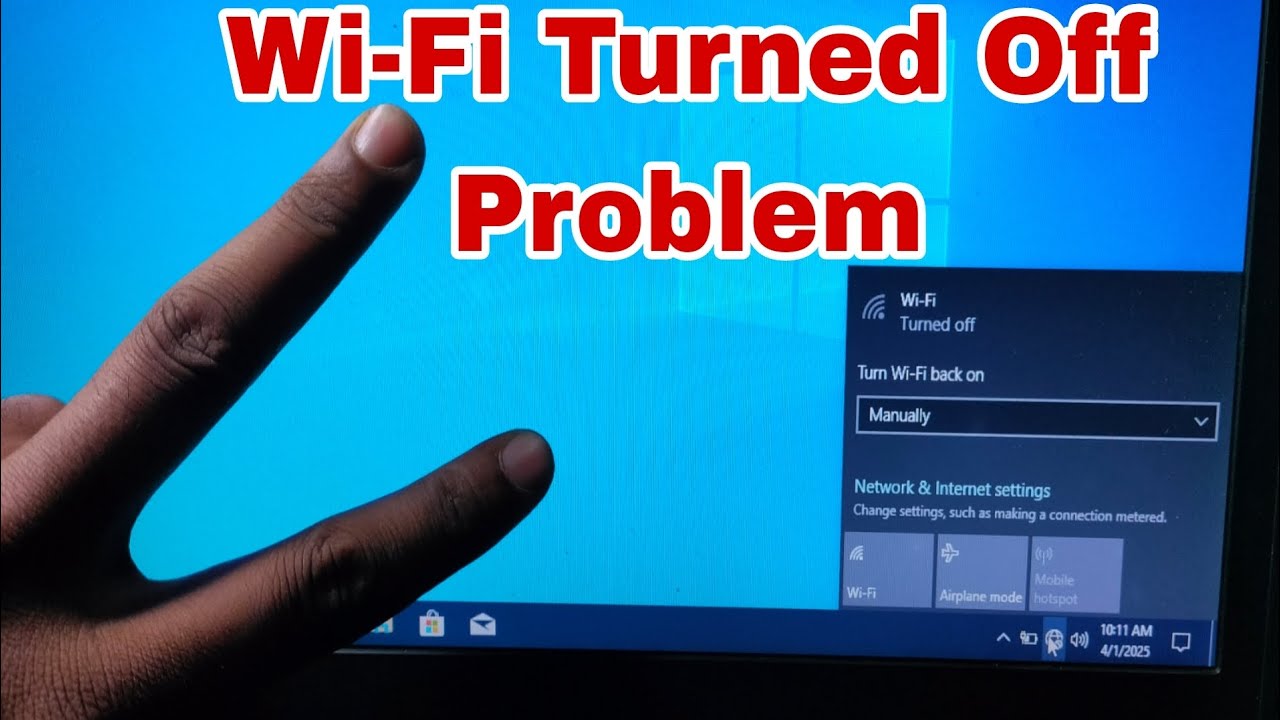 All Devices Wi-Fi Turned Off Problem in Windows | Wi-Fi Device Not ...