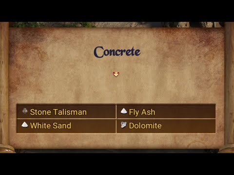 Concrete Crafting, Fly Ash,White Sand, Dolomite, Location in Treasure ...