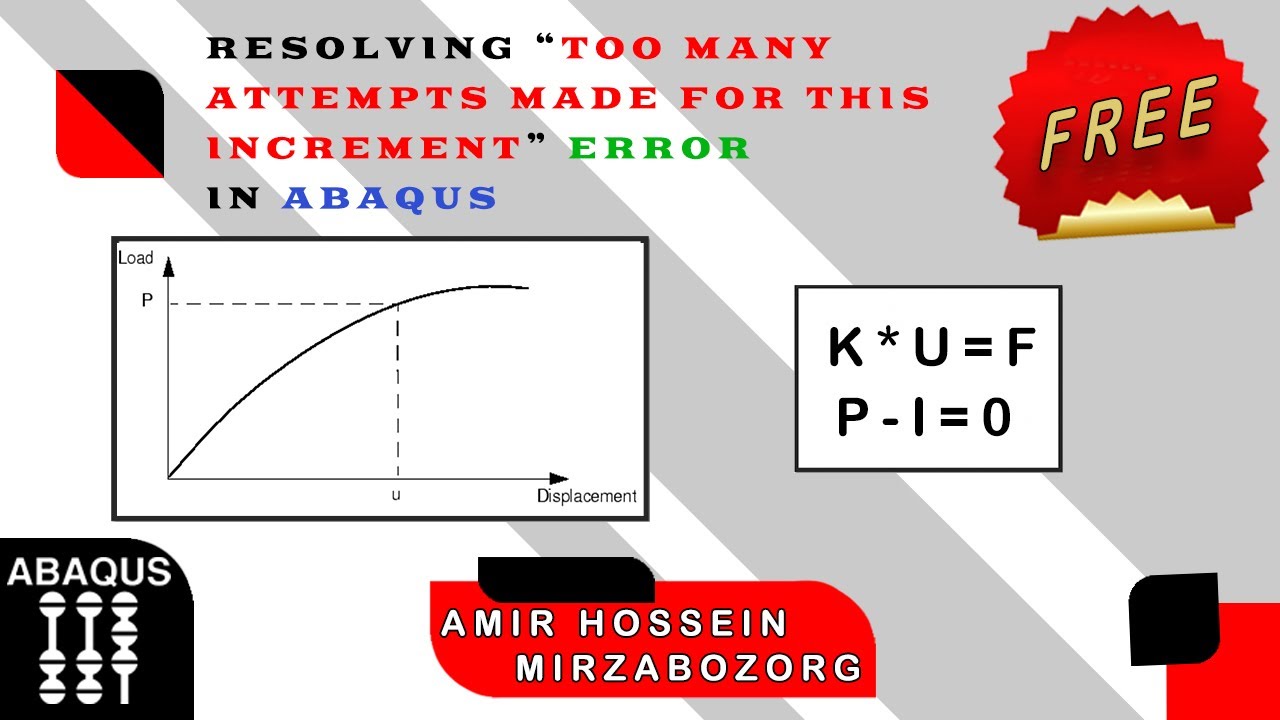 Resolving Too Many Attempt Error In Abaqus YouTube resolving-too-many-attempt-error-in-abaqus-youtube