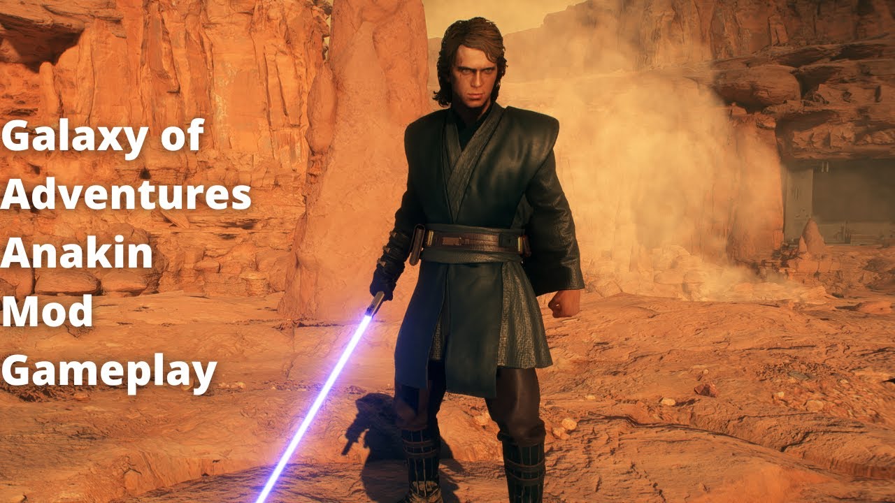 Star Wars Battlefront II - Galaxy of Adventures Anakin Mod Gameplay ...