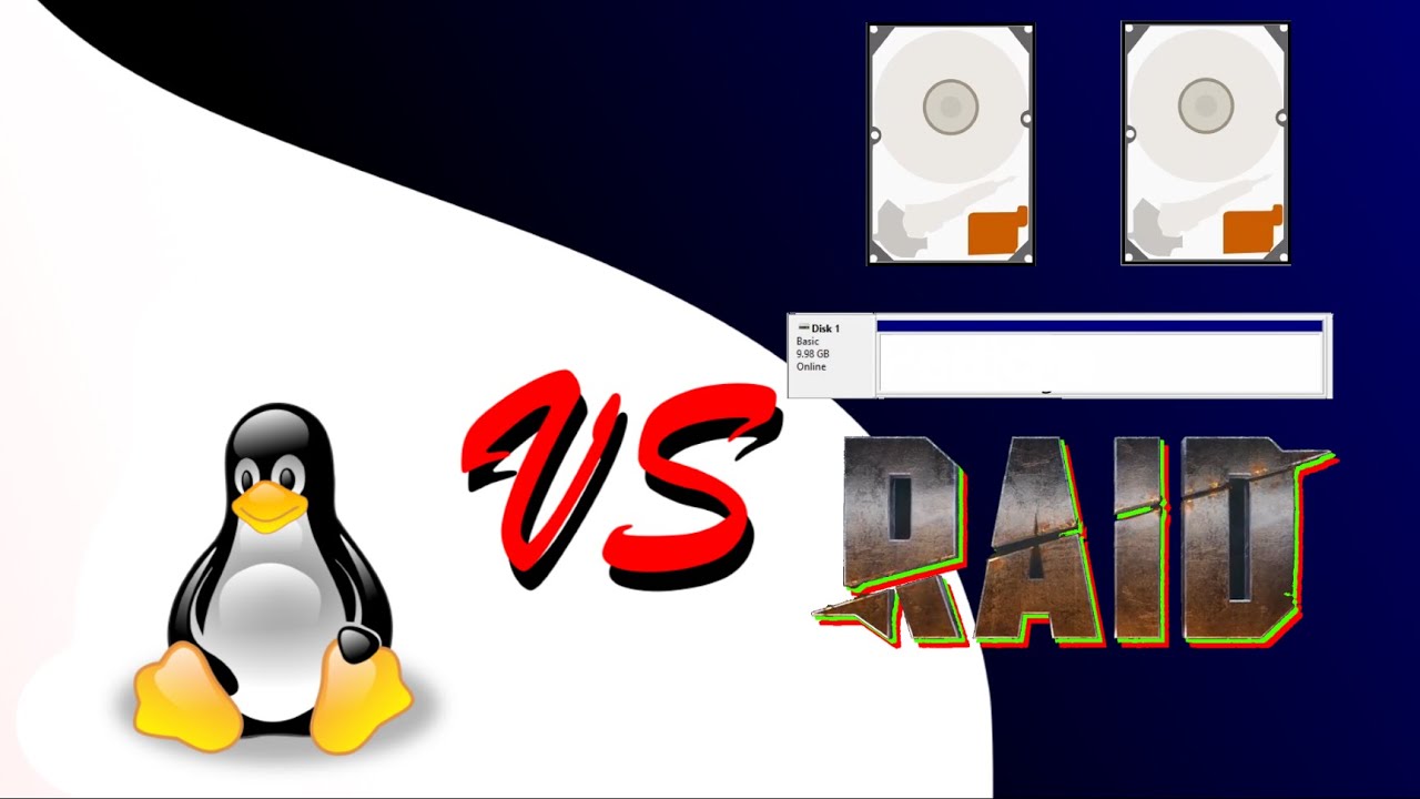 Kārtojums RAID Linux - YouTube