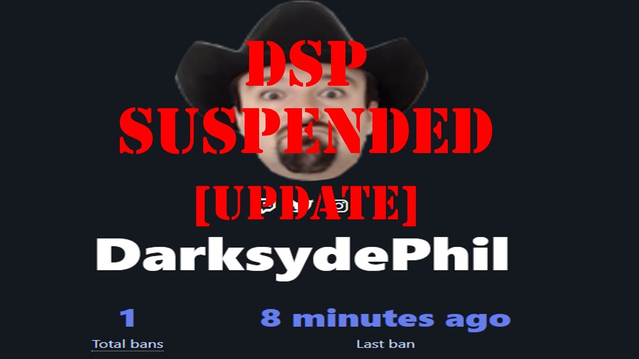 DSP Suspended from Twitch [Update] - YouTube