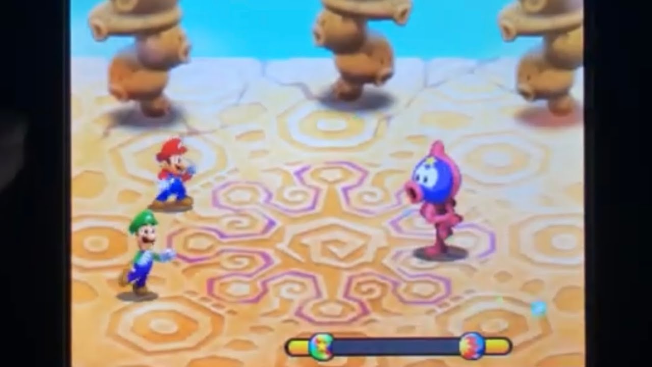 Mario & Luigi Bowser’s Inside Story 3DS - Chakron Tutorial Boss (With ...