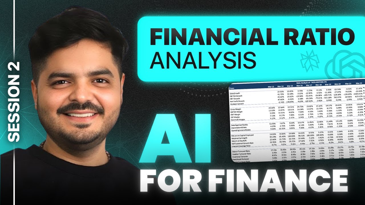Learn AI for Finance | Step by Step Ratio Analysis Demo | The Valuation ...