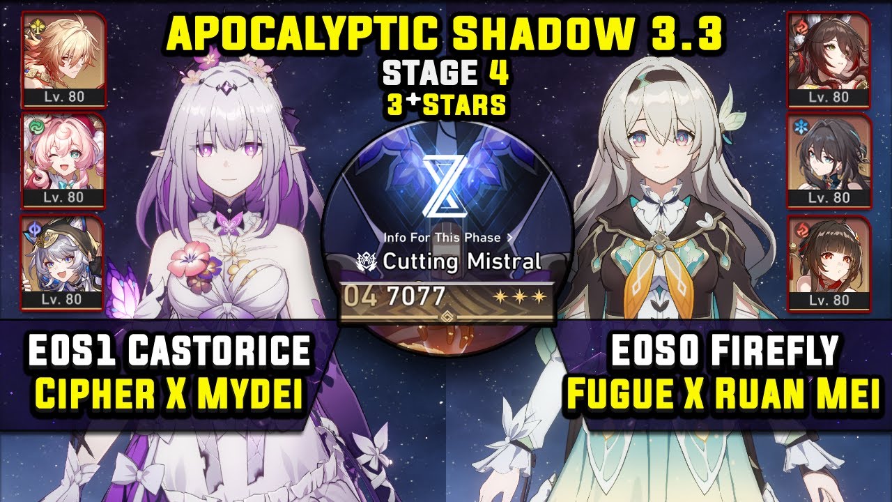 E0 Castorice Carry W/ Cipher & E0 Firefly Carry (3 Stars) Apocalyptic ...
