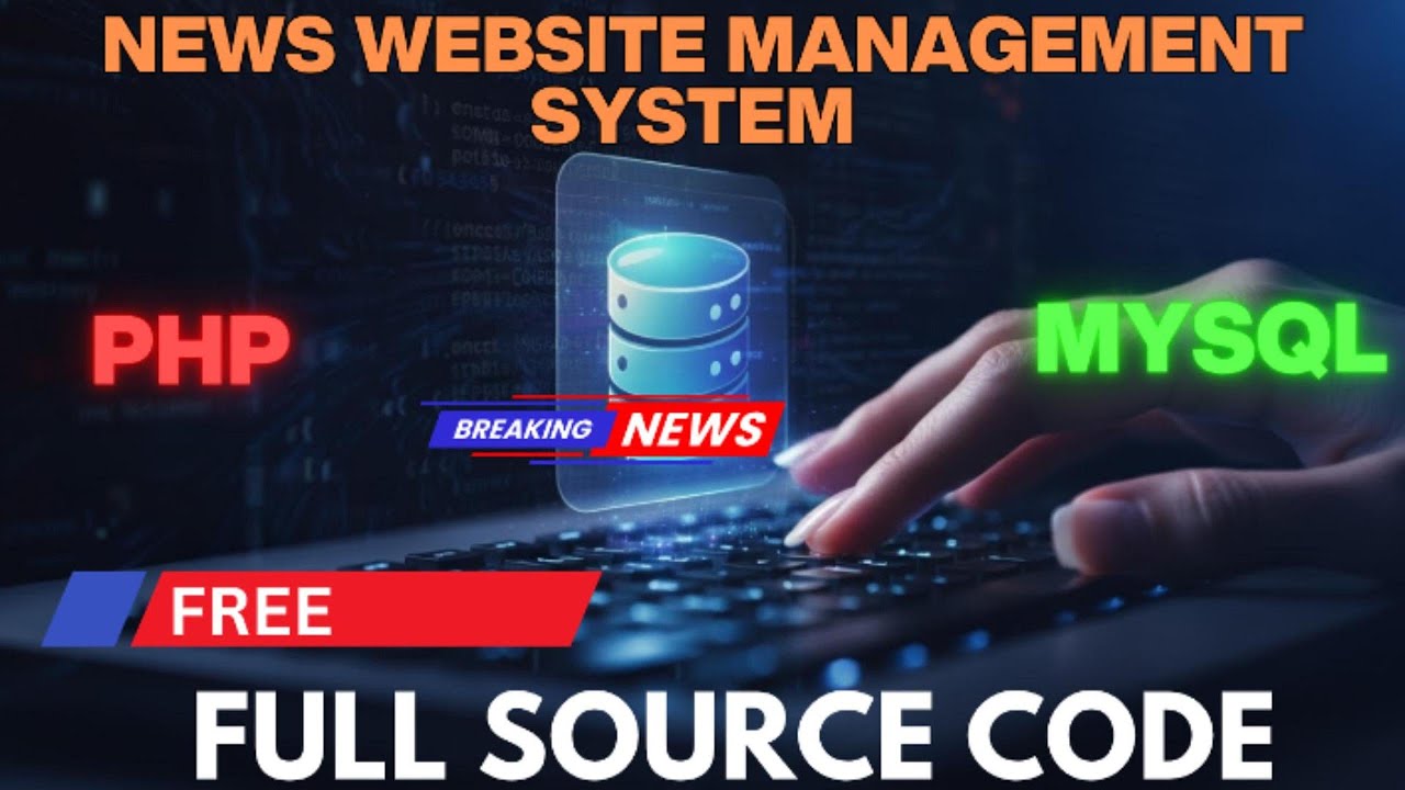 News Website Management System in PHP and MYSQL - YouTube