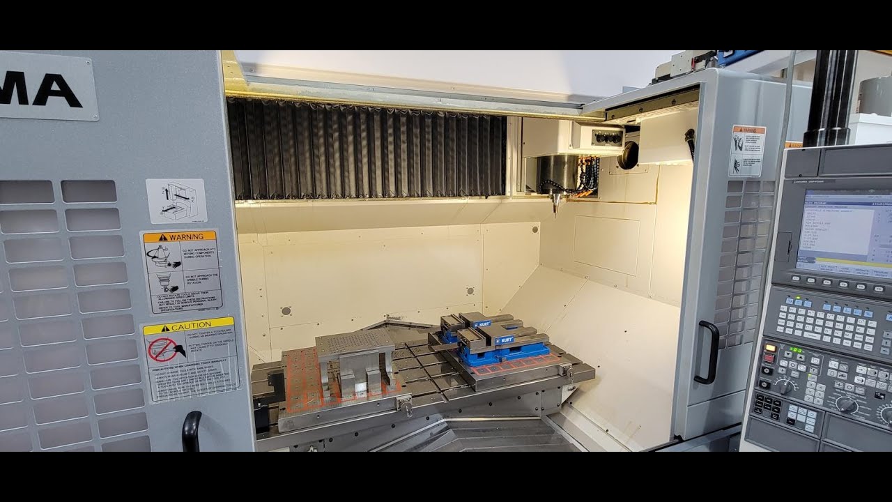2010 Okuma MB-66 VA CNC Vertical Machining Center - YouTube