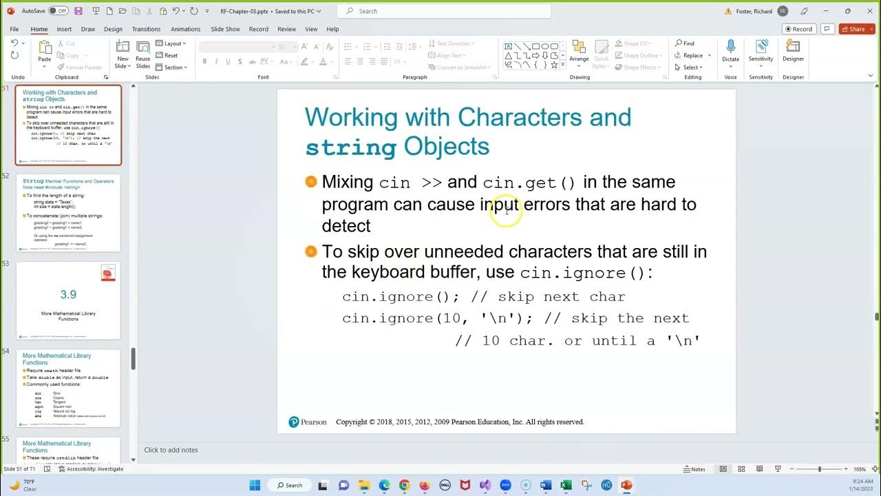 Using Cin and Getline in C++ - YouTube