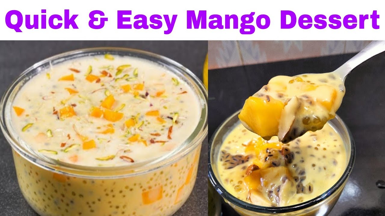 Sago Mango Dessert Recipe l How to Make the Most Refreshing Summer ...