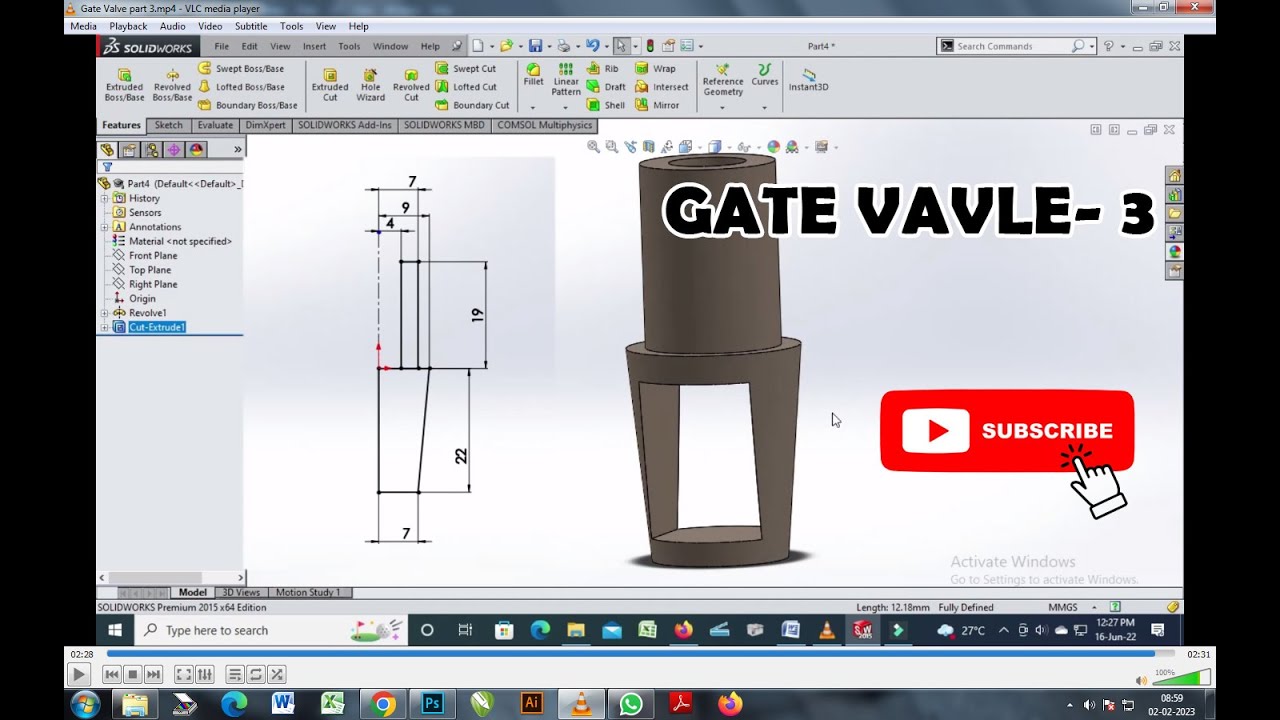 Gate Valve part 3 - YouTube