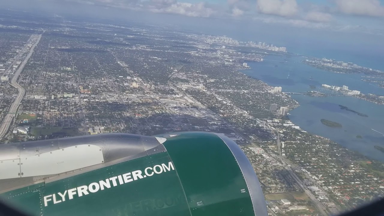 Take off Miami to Atlanta - YouTube