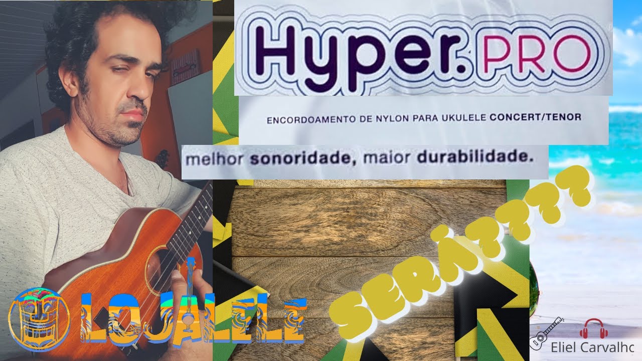 Ukulele cordas HyperPro - YouTube